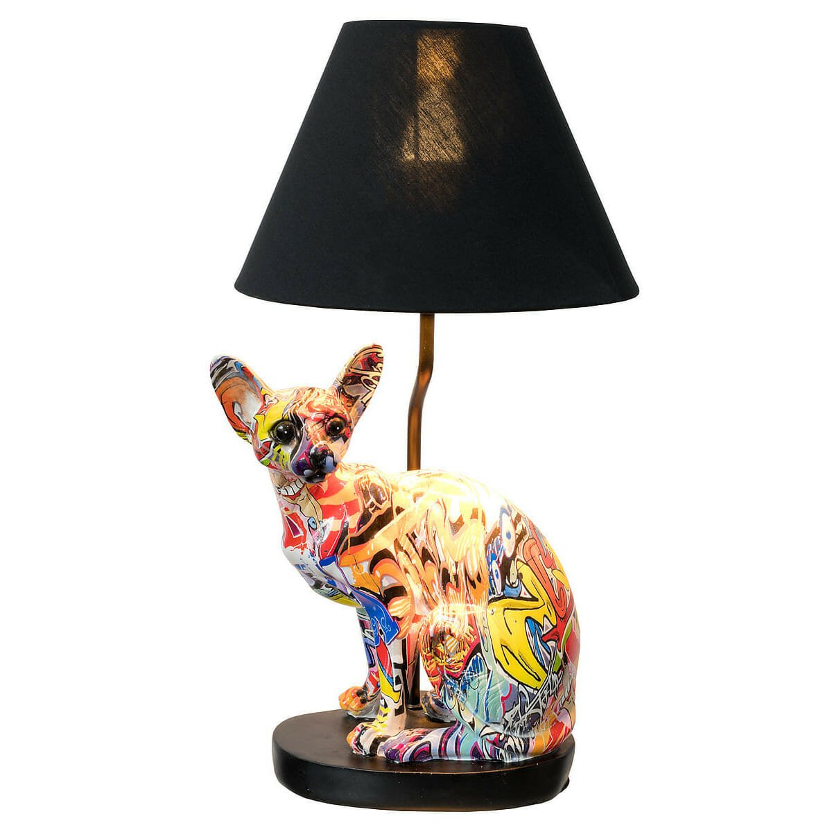 Graffiti Sitting Cat Lamp – Febland